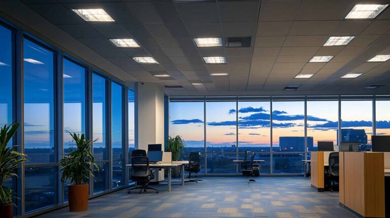 What is the best color temperature for office lighting?