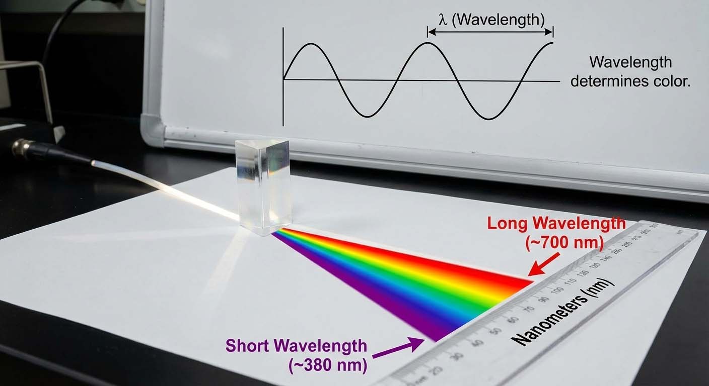 Qu'est-ce que le spectre de la lumière visible